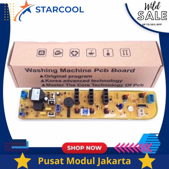 MESIN Midea Washing Machine pcb Module MAS70-S1101G | Shopee Malaysia