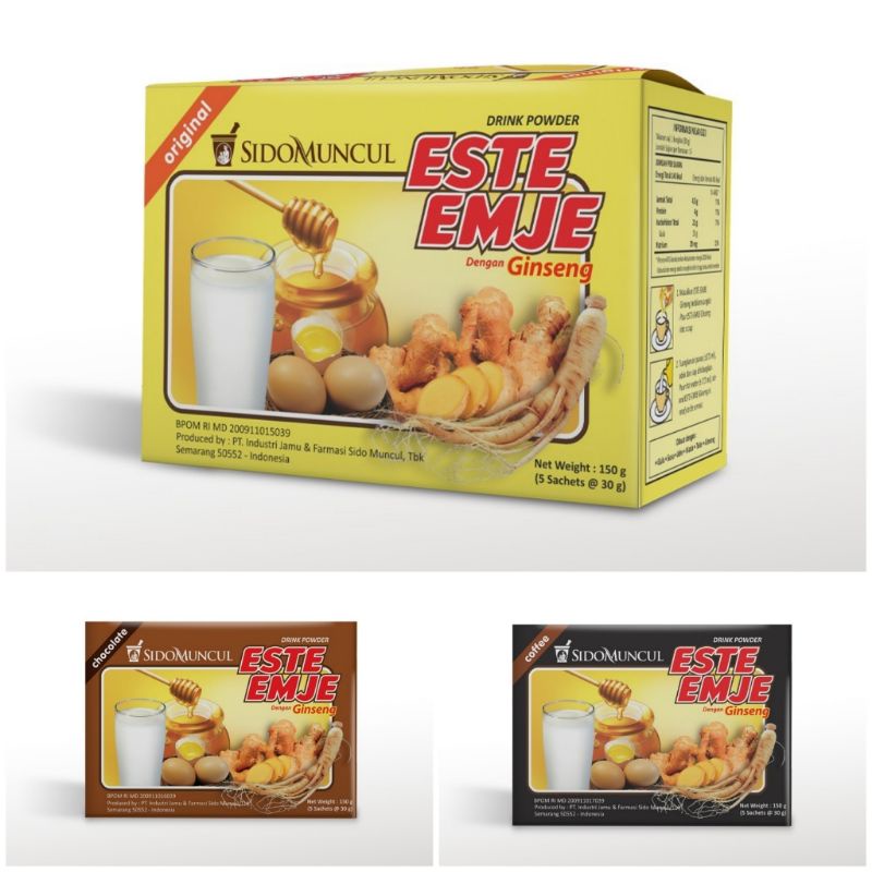 Stmj Este Emje 1 Box 5 SACHETS @ 30gr - Original Flavor, Coffee ...