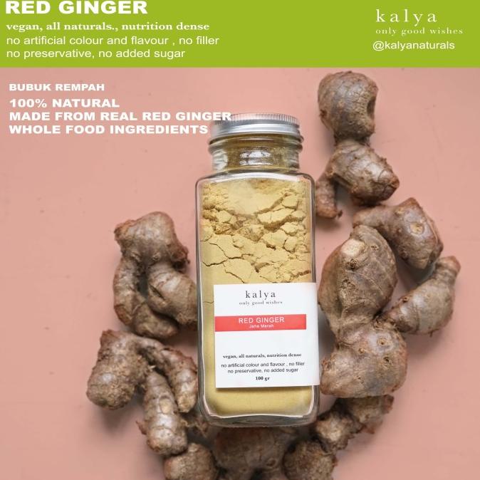 MERAH Red Ginger Powder Organic, Pure Organic Red Ginger Powder ...