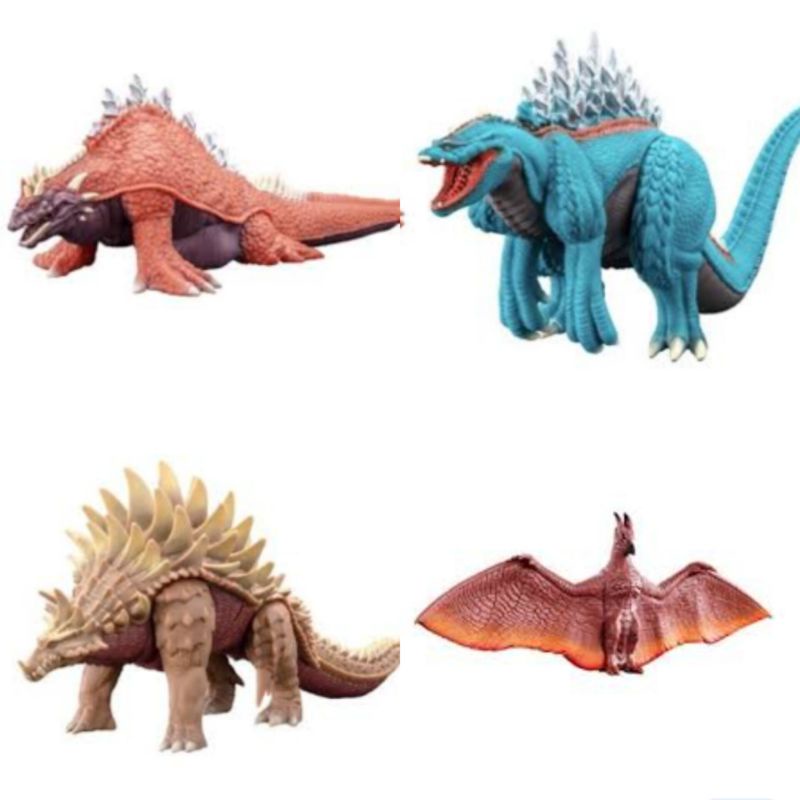 Anguirus/amphibia/rodan/terrestris godzilla monster series figure ...