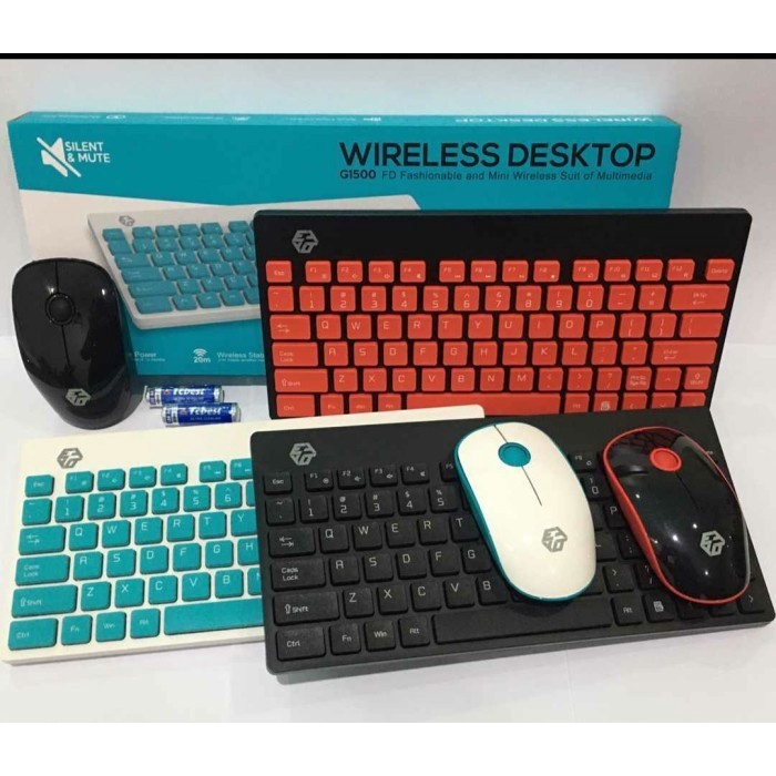 Eyota G1500 SILENT CLICK ORIGINAL MINI MOUSE KEYBOARD Package | Shopee ...