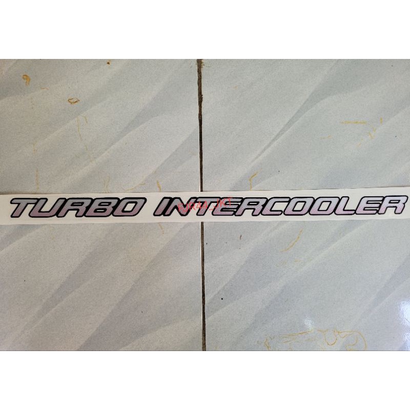 Hino 300 turbo intercooler Writing sticker/turbo intercooler sticker ...