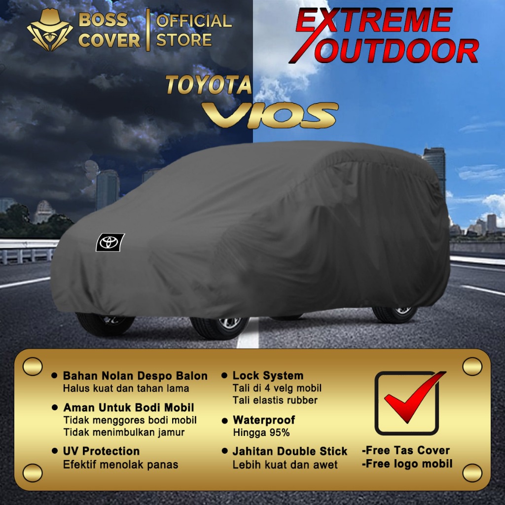 Boss Cover Body Cover Vios Car Cover Sedan Cover Coat Vios Gen2 Gen1 ...
