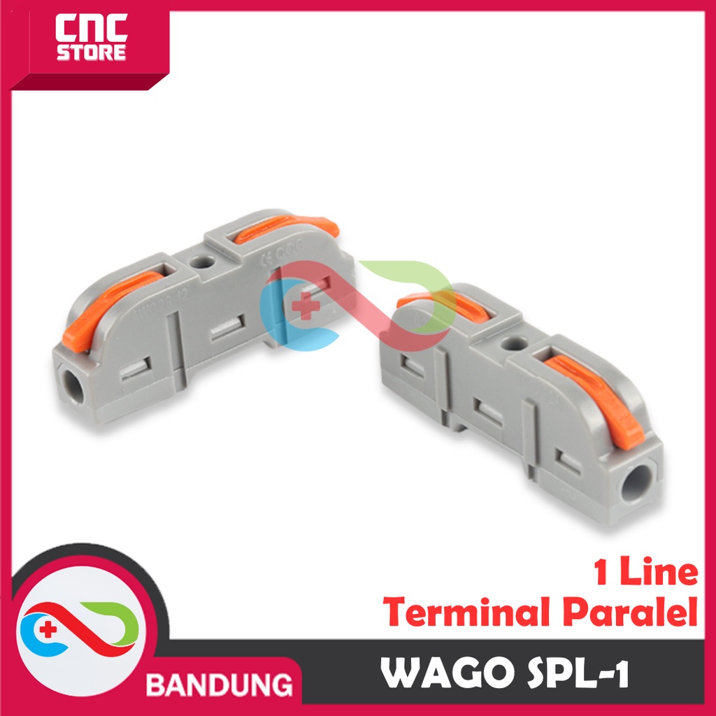 Parallel TERMINAL 1 LINE CONNECTION CONNECTOR BLOCK WAGO SPL-1 | Shopee ...