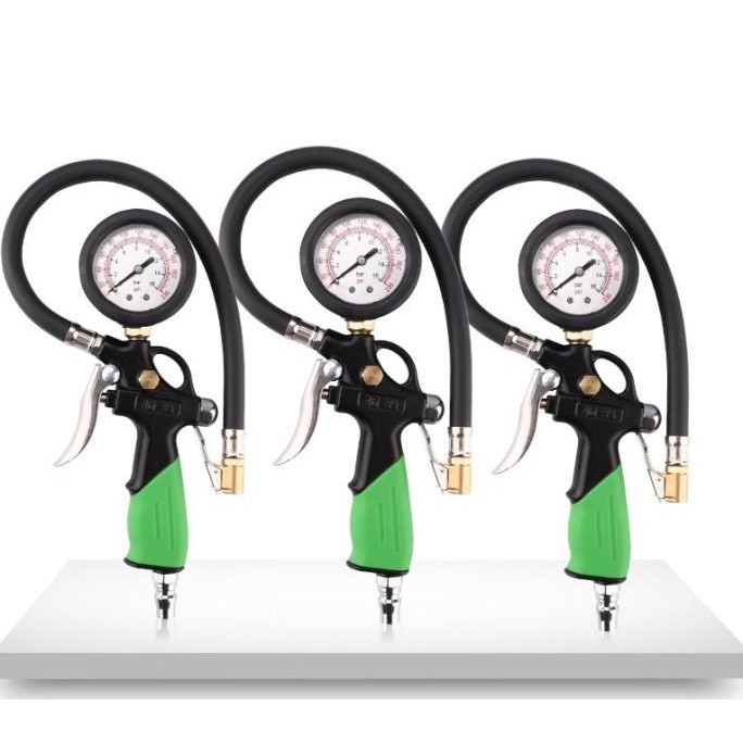 Tire PRESSURE GAUGE INFLATOR 3 IN 1 TIRE Mechanical INFLATOR | Shopee ...