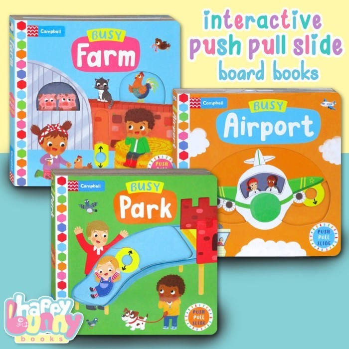 Campbell books Interactive Push Pull Slide board books (There Are byk ...