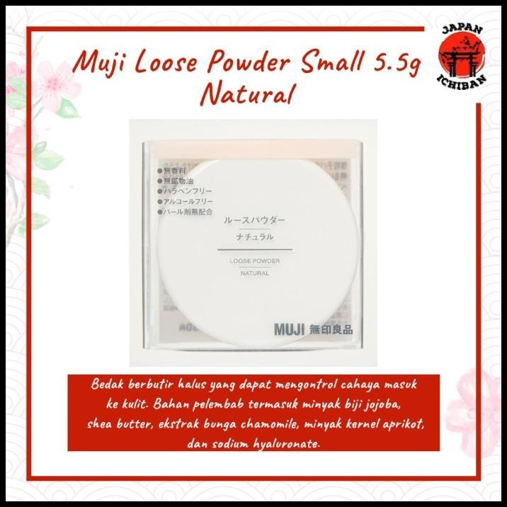 Muji Loose Powder Small 5.5G Face Powder Muji Original Japan | Shopee ...