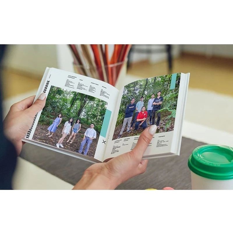 Print Custom A4 Size Art paper Albums for School Memories Books, Annual ...