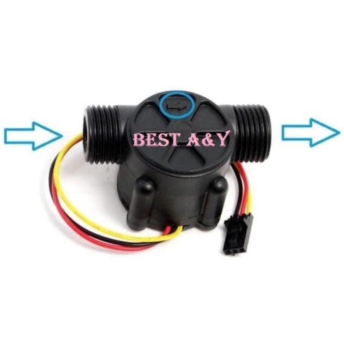 Water FLOW SENSOR FS300A Half Inch CONTROL 1 To 30 Liters PER | Shopee ...