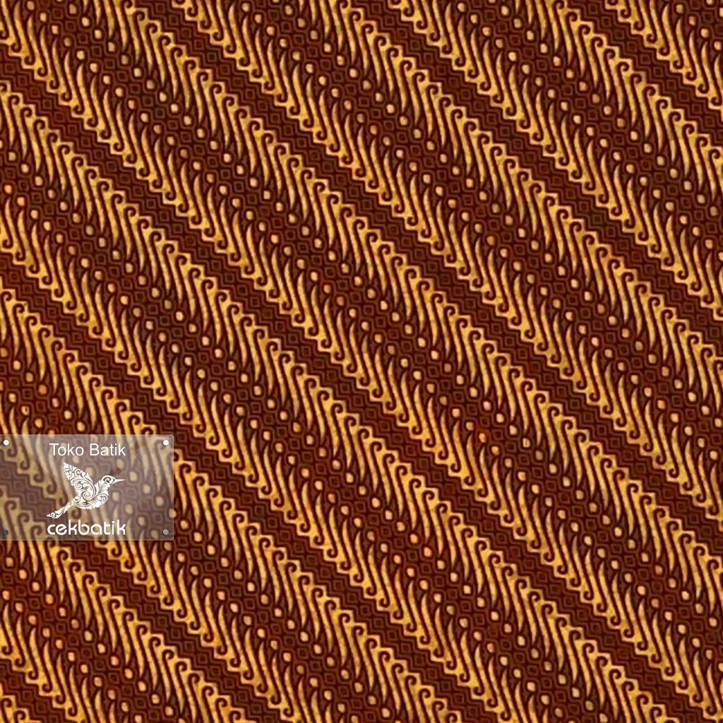 Batik Fabric - Batik Batu Sogan Super Long Size Classic Motif (V12-R ...
