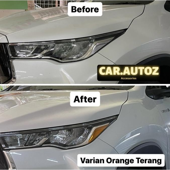 Sticker SIDE MARKER Large ORANGE Headlight INNOVA ZENIX!!!!! | Shopee ...