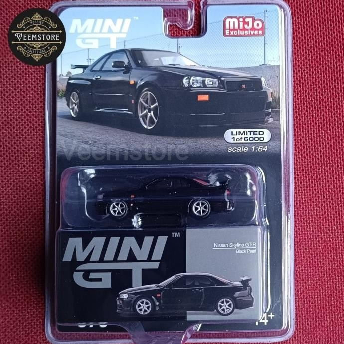 Die Cast 1:64 Nissan Skyline GT-R R34 Black Pearl [MGT570] | Shopee ...