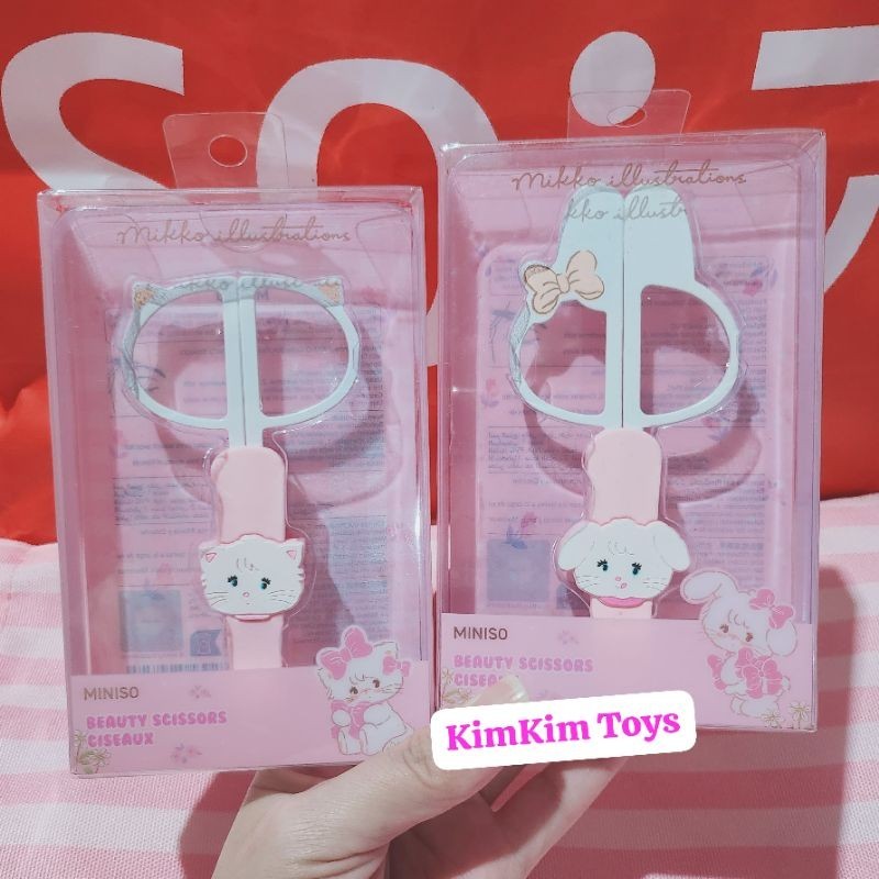 Beauty Scissors Mikko Original Miniso Cammy Mousse Eyebrow Scissors ...