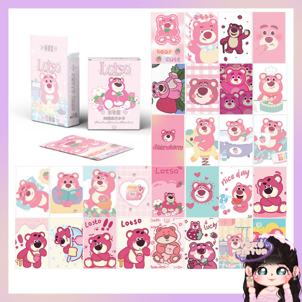 [TS] Lotso HOLOGRAM PHOTOCARD ANIME 2-sided Contents 50PCS New!! ANIME ...
