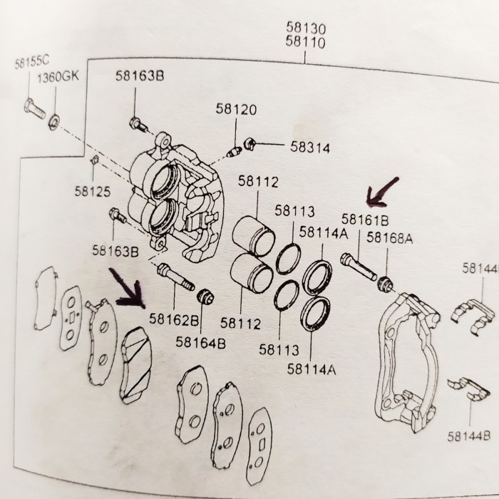 Original Hyundai H1 Front Boot Rod Assy Guide | Shopee Malaysia