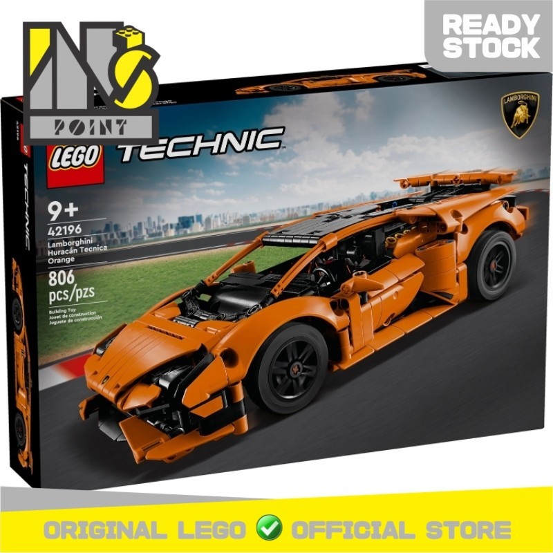 Lego 42196 - Technic - Lamborghini Huracán Tecnica Orange | Shopee Malaysia