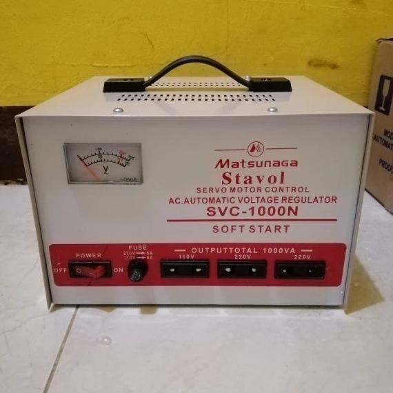 Stavolt NEW MATSUNAGA SVC-1000N - ELECTRIC STABILIZER MATSUNAGA 1000 WSTAVOLT NEW MATSUNAGA SVC ...