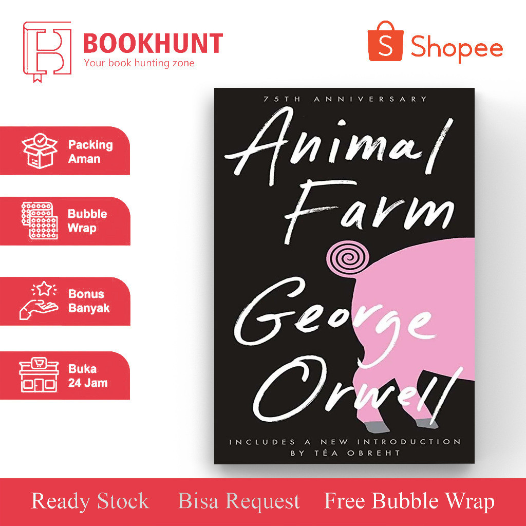 Animal Farm: 75th Anniversary Edition by George Orwell (English) | Shopee Malaysia