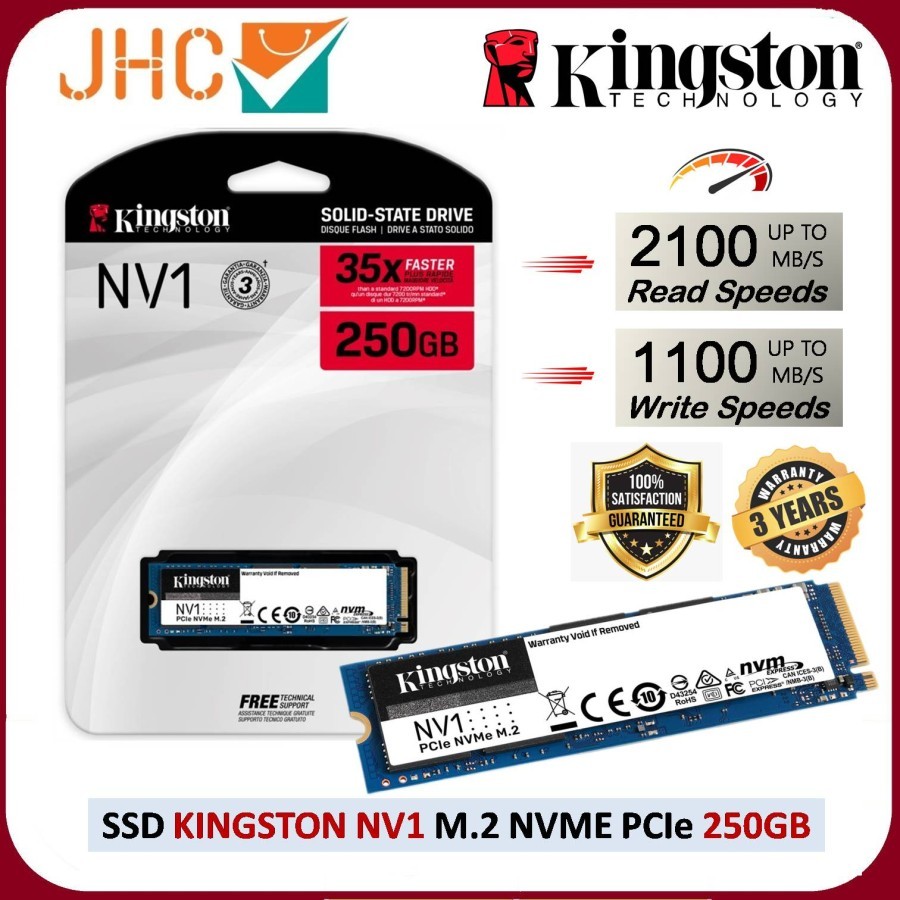 Ssd Kingston NV1 M.2 NVME PCIe - 250GB | Shopee Malaysia