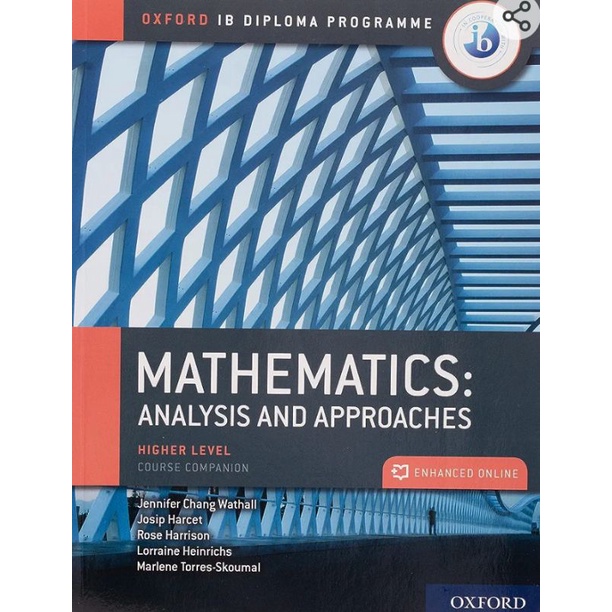 Mathematics Analysis and Approach Higher Level Course Companion Book ...