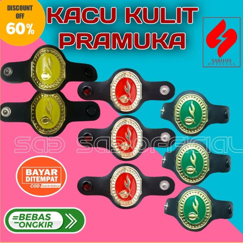 MERAH HIJAU Scout Leather kacu ring Standby Raising And Enforcement ...