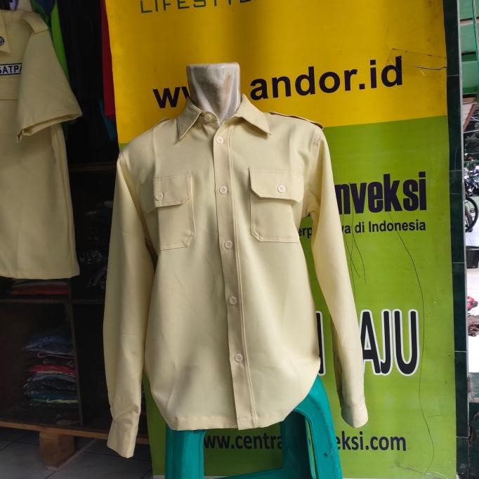Cream PDL SUS security guard uniform GAIA Neo Premium material (Top ...