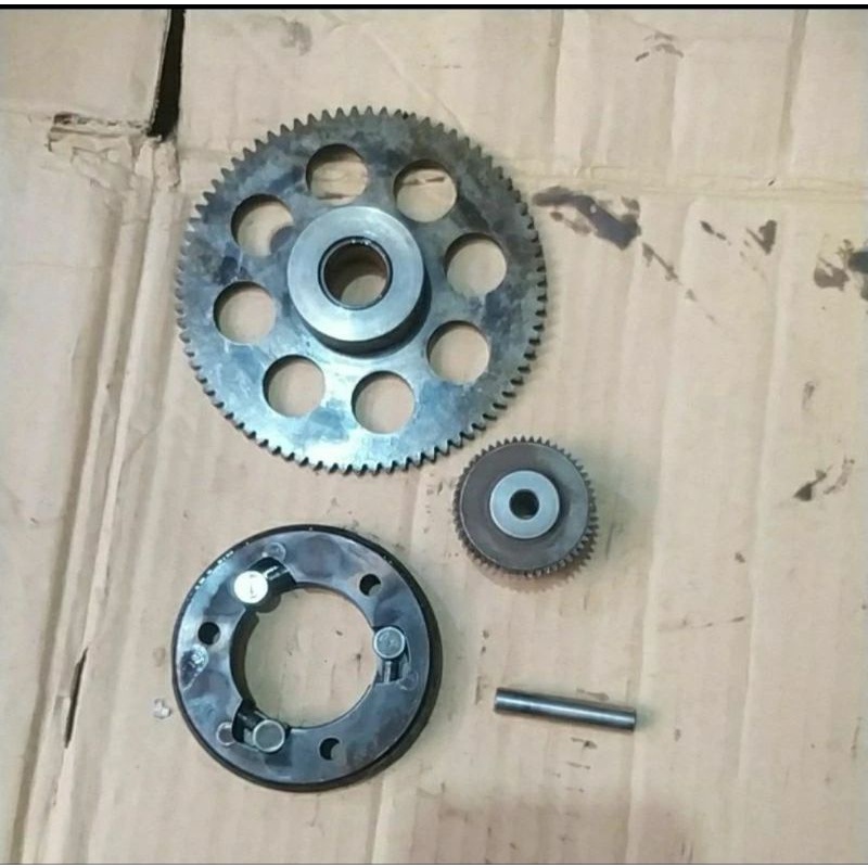 Double Starter Gear Set One Way Wanway Yamaha Jupiter Z Burhan Vega New ...