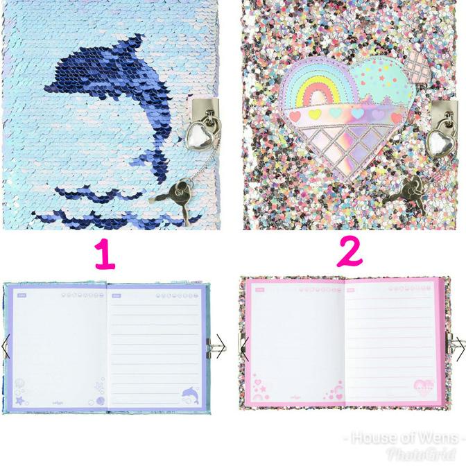 Smiggle Dreamy Small Lockable Notebook - Limited Stock Smiggle Diary ...