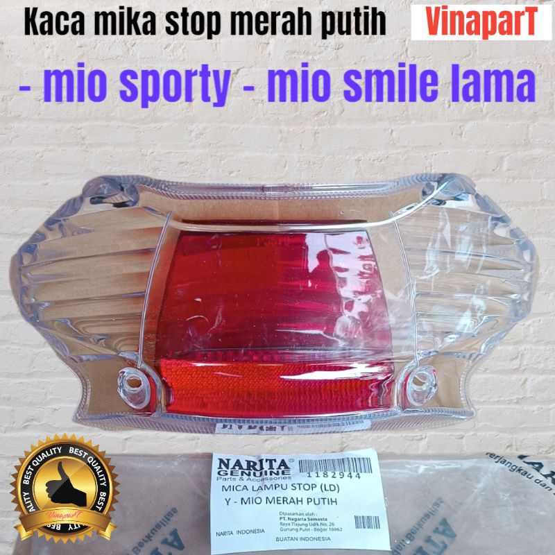 MERAH PUTIH Mika Glass Rear stop Light mio sporty mio new smile 5TL set ...