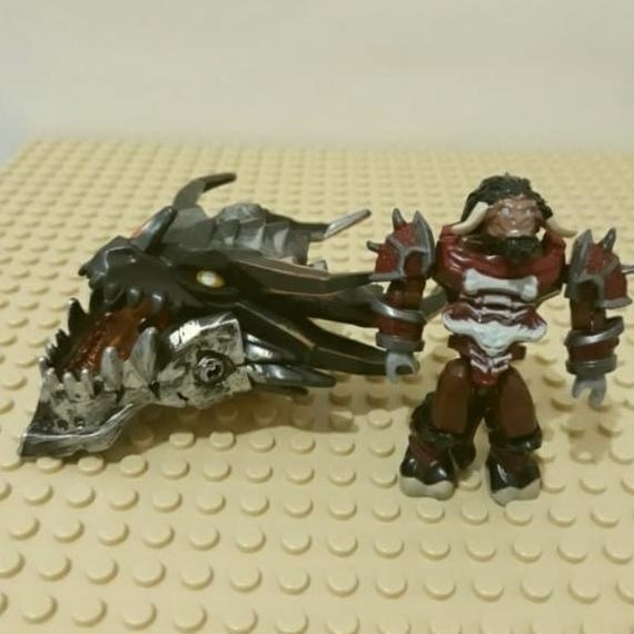 Mega block world of warcraft scarbuck with dragon head | Shopee Malaysia