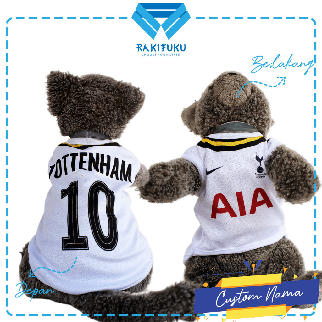 Tottenham Hotspur Cute Soccer Jersey Cat Shirt [Can REQUEST Name ...