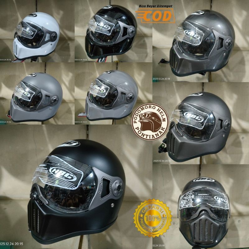 Helmet HBC Cakil PILOT 100% original Cakil | Shopee Malaysia