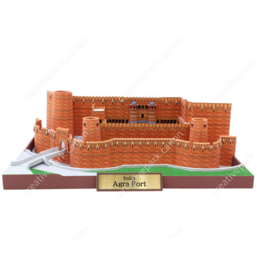 Forteng Agra India papercraft miniature history of the world heritage ...