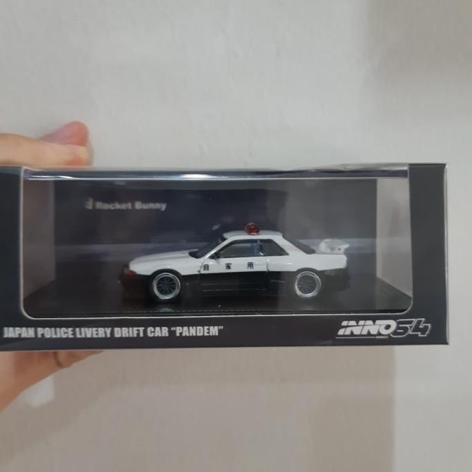 Inno64 japan police livery drift car pandem nissan skyline gtr r32 ...