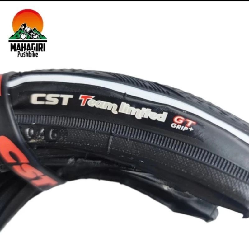 Tire CST limited GT CTC-15 grip+ plus folding kevlar race pushbike balance bike team GT+ 12x1.75 ...