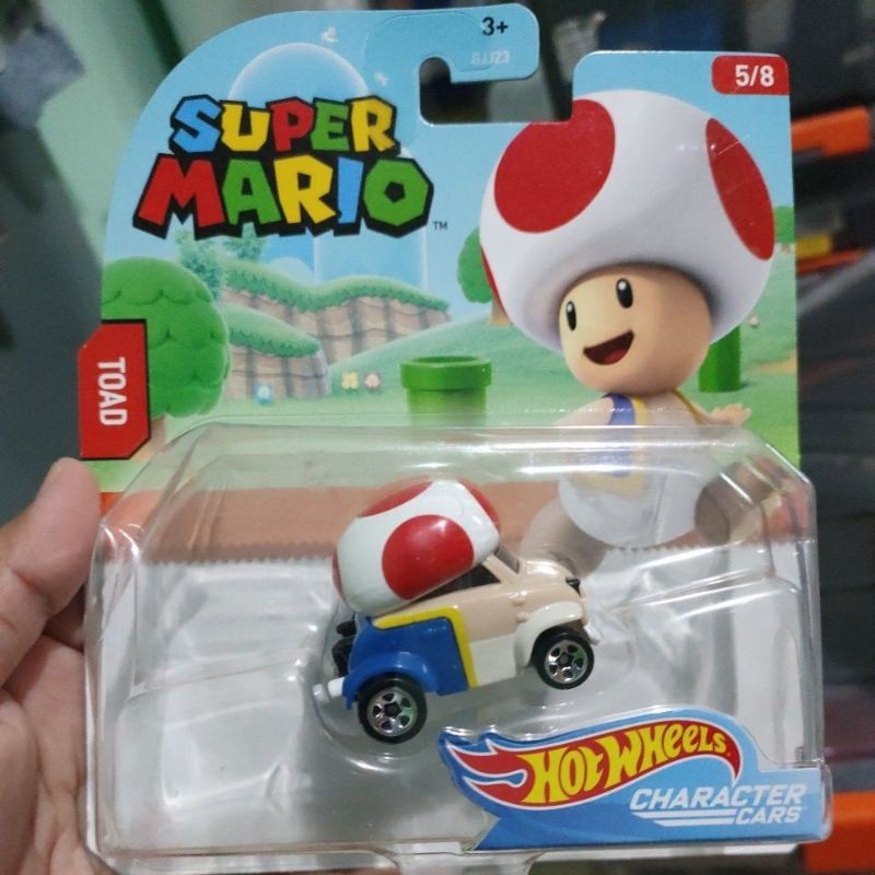 Hot wheels character cars toad super mario bros | Shopee Malaysia