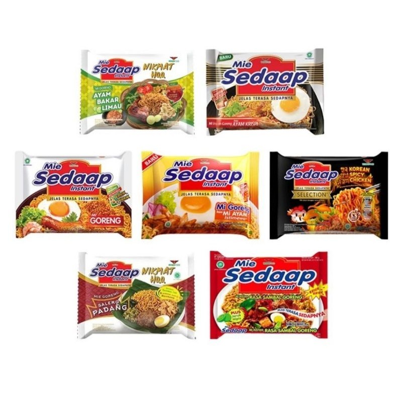 Sedaap Fried Noodles 75gr | Shopee Malaysia