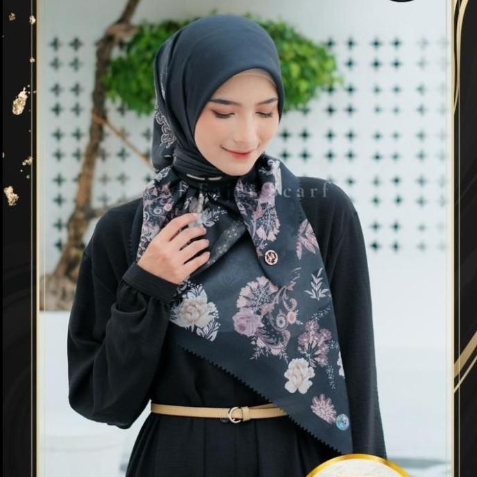 (Code-A-B-C) Hijab With Digital Motif by Buttonscarves Scarves Box KS ...
