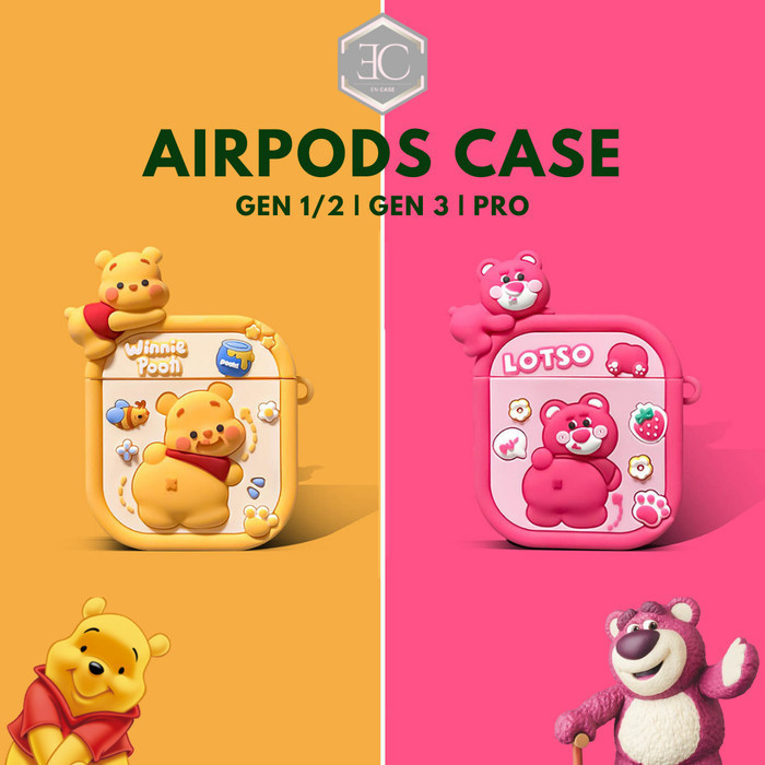 Case Airpods 1 2 3 Pro 2 Pooh Lotso Cartoon Cute Cool Inpods Case ...