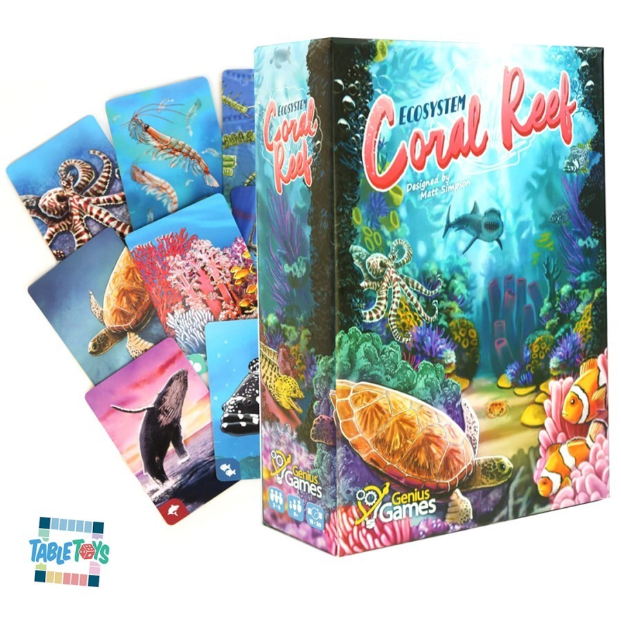 Ecosystem: Coral Reef Board Game Learning Original Marine Ecosystem ...