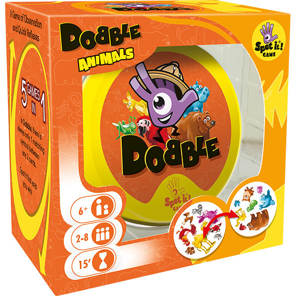 Dobble/spot It Animal Version (Matching Pictures Card Game) Original ...