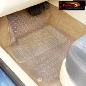 Waterproof Car Rubber Carpet Clear Transparent Universal Car Mat ...