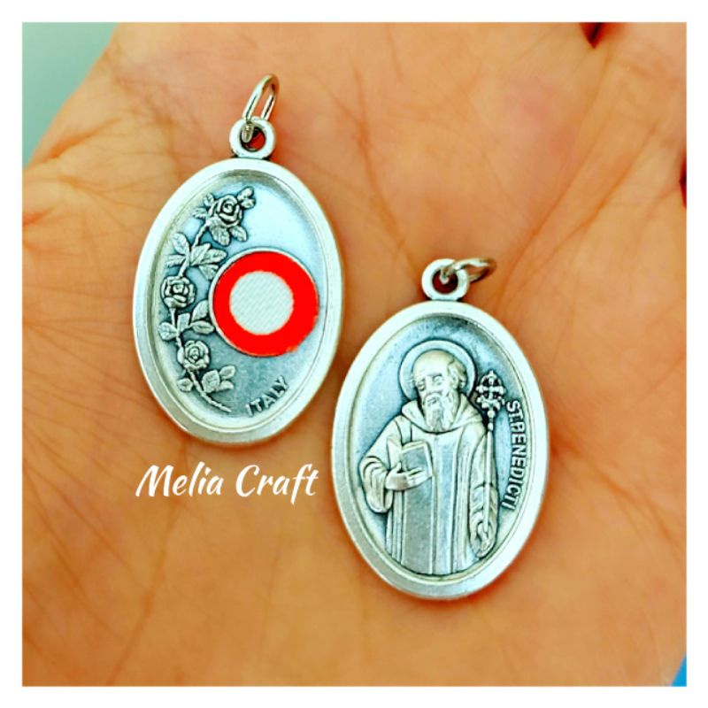Relikui St Benedict Medal - St Benedict Medal with Relic - Third Class ...