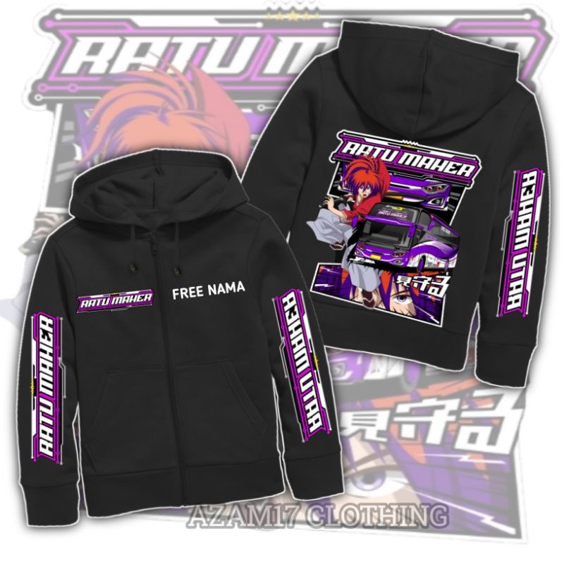 (FREE Name) HOODIE ZIPPER BIS SJM TRANS RATU MAHER ZIPPER Jacket ...
