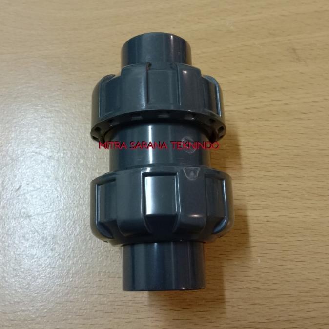 Ball Check Valve Pvc 1/2 Inch Double Watermur-1/2" (Inchi) | Shopee ...