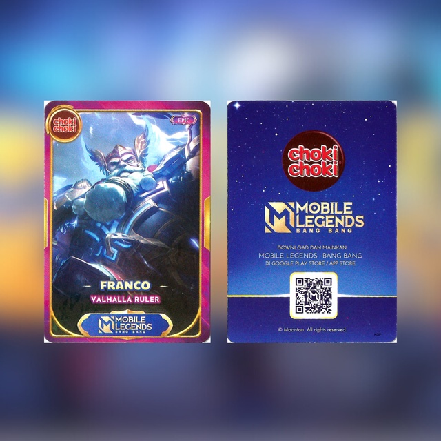 Mobile Legends Choki Choki Franco Valhalla Ruler Card | Shopee Malaysia