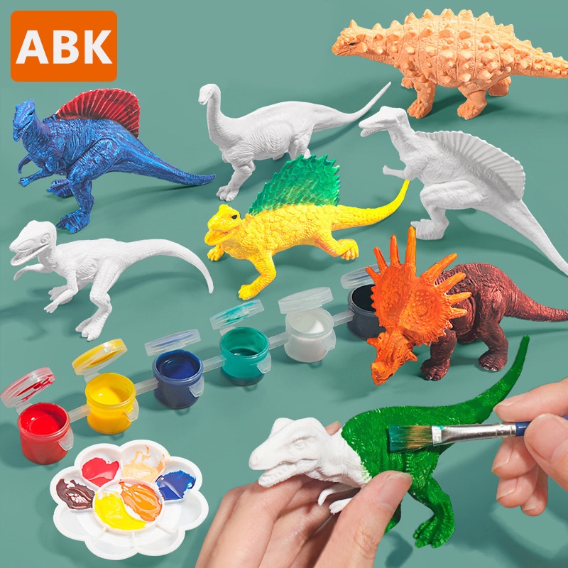 Children's Educational Toys Learn To Color/Creative Coloring DINO ...