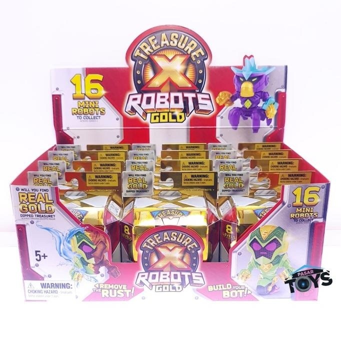 Treasure X Robots Gold Mini Robots Surprises | Shopee Malaysia