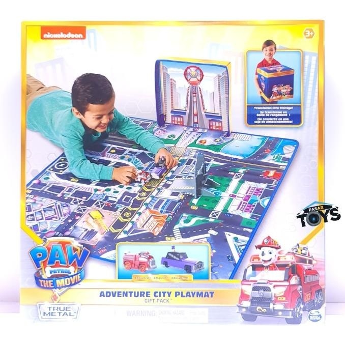 Paw Patrol The Movie True Metal Adventure City Playmat Set | Shopee ...