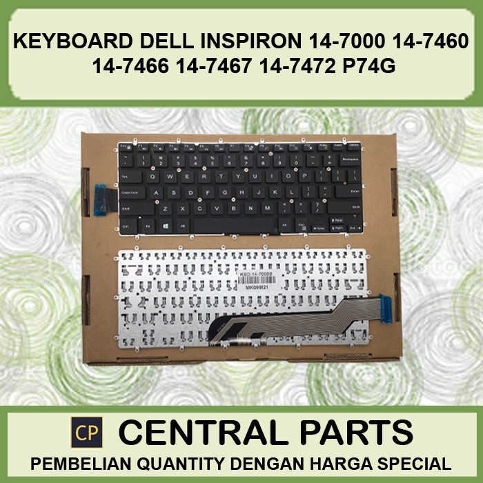 Dell Inspiron Keyboard 14-7000 14-7460 14-7466 14-7467 14-7472 P74G ...
